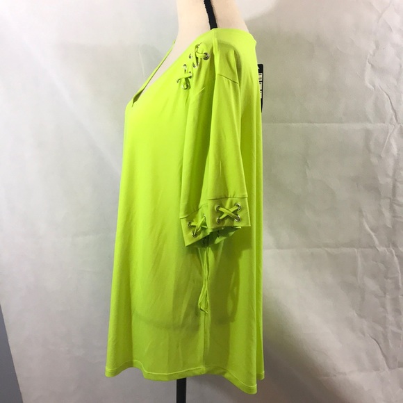 Belldini | Tops | Nwt Bellidini Lime Green Blouse 2x | Poshmark